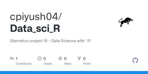 Github Cpiyush Data Sci R Stamatics Project Data Science With R