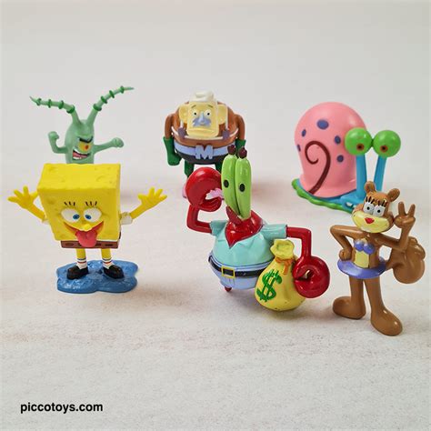 خرید فیگور 6 عددی باب اسفنجیقیمت و توضیحات کامل