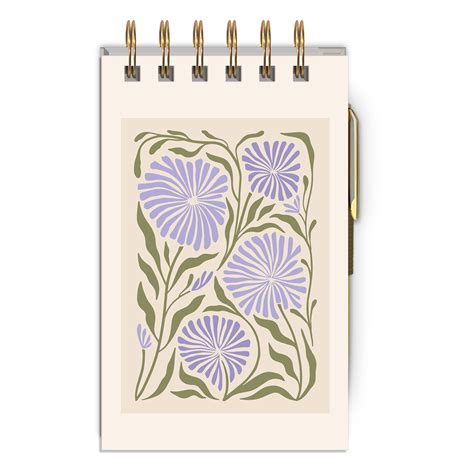Flower Market Allium Jotter Notepad Lady Jayne