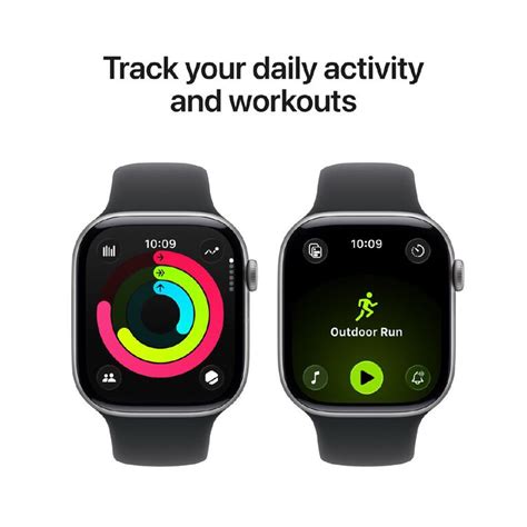 Apple Watch Series 11 Gps 46mm Space Grey Aluminium Case With Black
