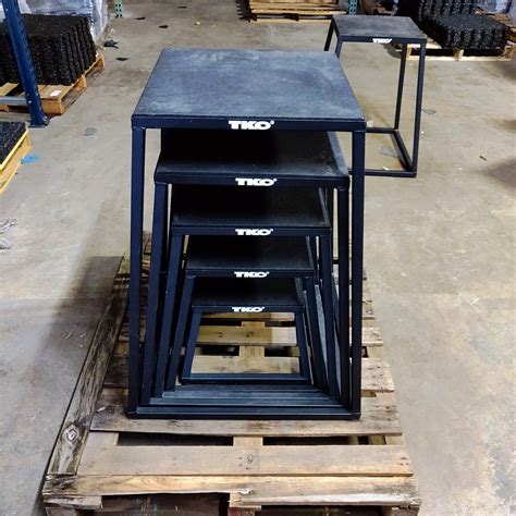 Tko Metal Plyo Plyometric Boxes For Jumps And Agility Training
