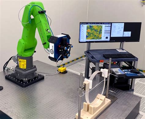 Robot Mounted Optical Profiler Measures Surface Roughness Laser Focus World
