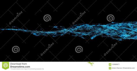 Big Data Visualization Futuristic Infographic Stock Illustration