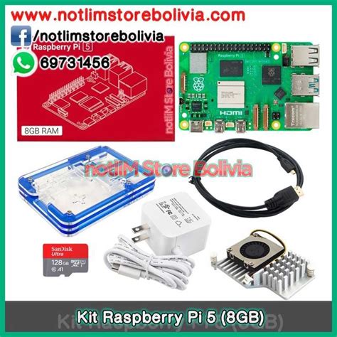 kit raspberry pi 5 8gb ram notlim store bolivia