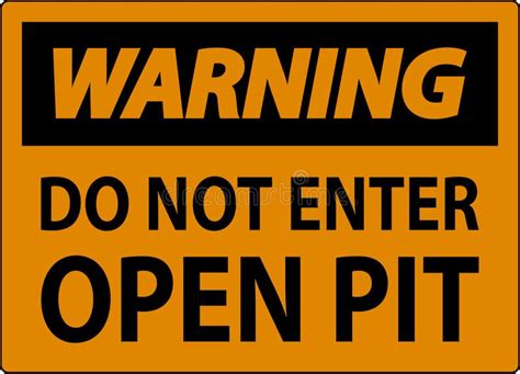 Warning Do Not Enter No Trespassing Private Vector Image Stock Vector