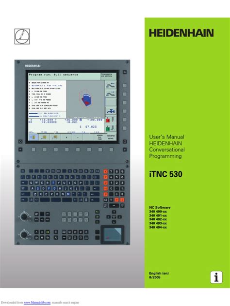 itnc 530 pdf subroutine computer keyboard