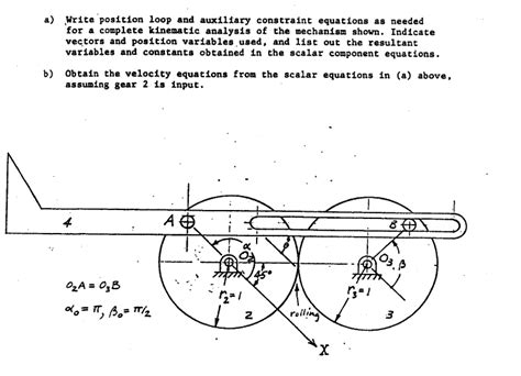 Solved A Write Position Loop And Auxiliary Constraint