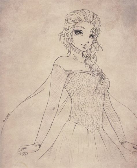 Elsa Frozen By Phadme On DeviantART Character Sketch Disney And Dreamworks Elsa Frozen