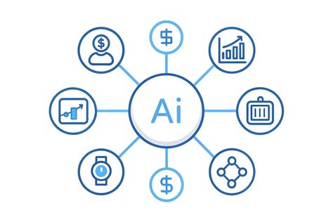 Flat Ai Automation And Dollar Flow Frame Concept Futuristic Border Illustration With Smart