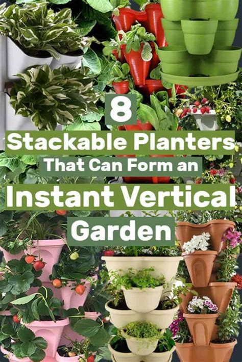 8 Stackable Planters That Can Form An Instant Vertical Garden Garden Tabs