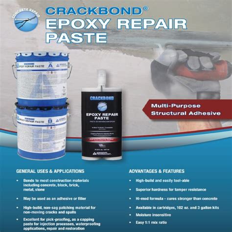 Atc Crackbond Erp Epoxy Repair Paste Bug Cberp 102 Oz Kit Conspec