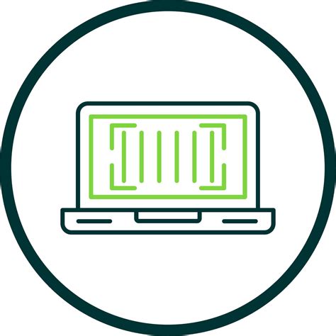 Barcode Line Circle Icon 42853007 Vector Art At Vecteezy