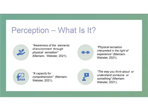 Phi 105 Topic 2 Assignment Perception Presentation Senses Perception