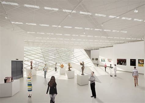 Libeskind Designs White Concrete Museum For Lithuanian Art