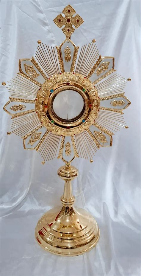 Miniature Monstrance For Catholic Eucharist Adoration Customized