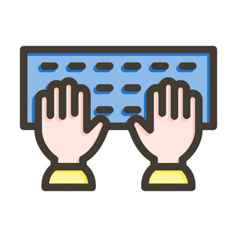 Typing Free Electronics Icons
