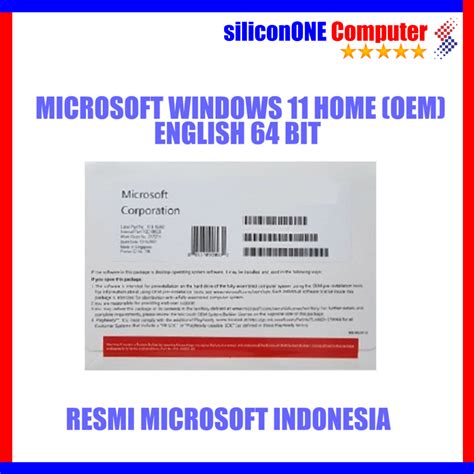 Jual Microsoft Windows Home Oem Resmi Indonesia Shopee Indonesia