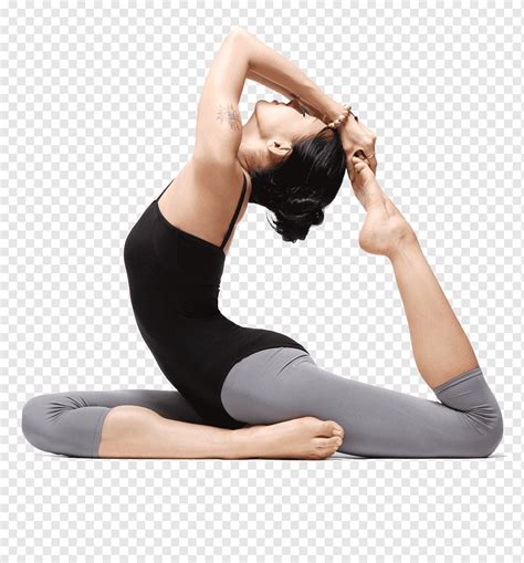 Woman Doing Yoga Pose Yoga And Pilates Mats Kapotasana Yoga Physical