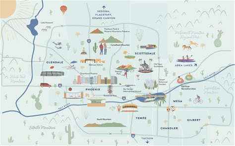 Arizona Map Tourist Attractions