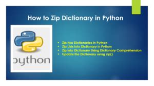 How To Zip Dictionary In Python Spark By Examples
