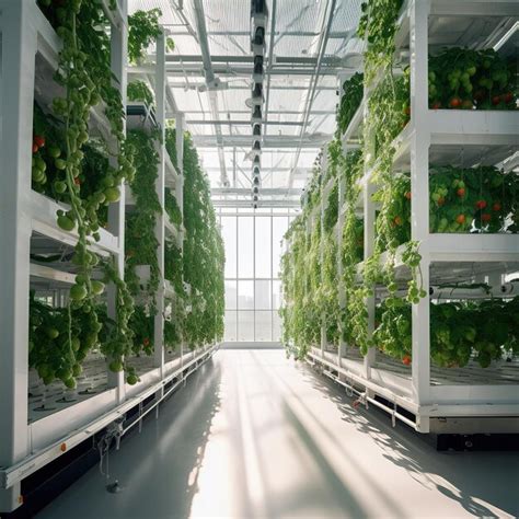 Cultivo de hortaliças em estufa Foto Premium