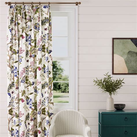 Fusang Tree Peacock Blue Fabric Water Garden Fabrics Sanderson