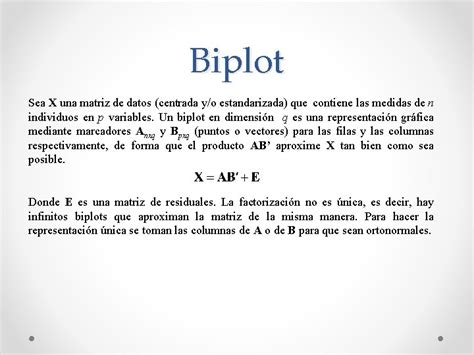 Mult Biplot R Multivariate Analysis Using Biplots In