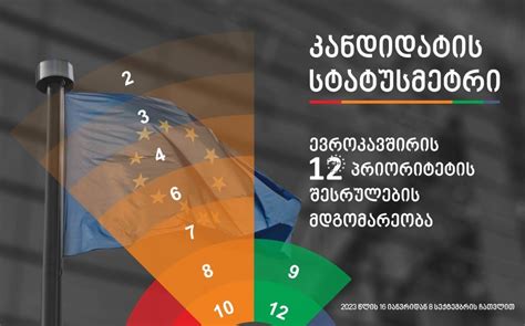 ევროკავშირის 12 პრიორიტეტის შესრულების მდგომარეობა 6 0