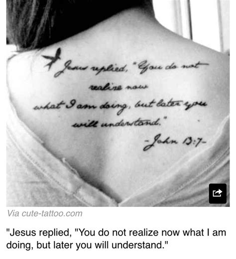 John 137 Tattoo Quotes John 13 7 John 13