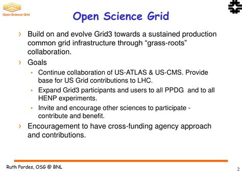 PPT Open Science Grid An Update And Its Principles PowerPoint Presentation ID
