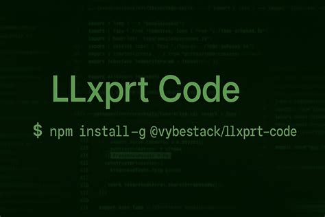 Github Vybestackllxprt Code An Open Source Multi Provider Ai Assisted Cli Development Tool