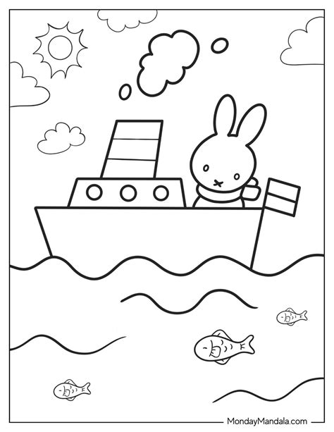 Miffy And Friends Coloring Pages 2025