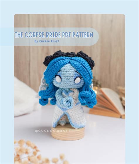 The Corpse Bride Emily Amigurumi Crochet Pattern Etsy