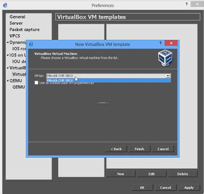 Cara Install Mikrotik CHR Di VirtualBox GNS3 Simulator