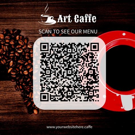 Menu Qr Code Template Postermywall