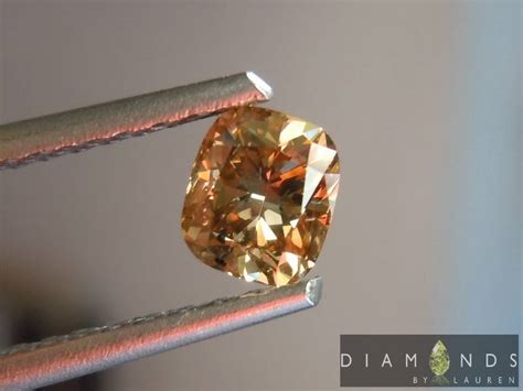 051ct Brown Si2 Cushion Diamond Ring