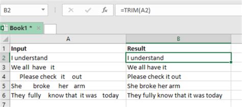 Excel Formula How To Use The Excel Trim Function Excelchat