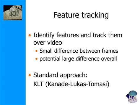 Ppt Klt Tracker And Triangulation Class 6 Powerpoint Presentation Id