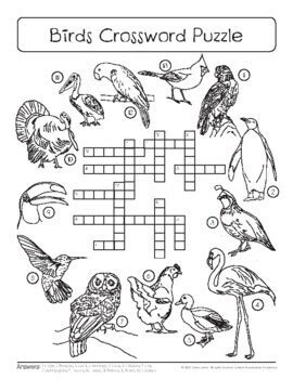 Birds Sketch Crossword Simple Crossword Puzzles Daily Crossword