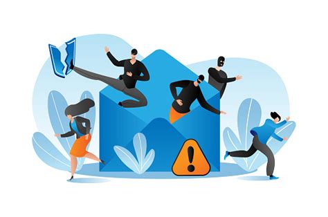 인터넷 바이러스 기술 개념 벡터 일러스트 컴퓨터 디자인에서 해커 이메일 공격으로부터 보안 보호가 보장됩니다 웹 맬웨어 개념에 대한 스톡 벡터 아트 및 기타 이미지 Istock