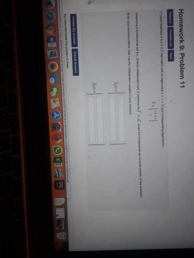 Homework 9 Problem 11 Chegg Com