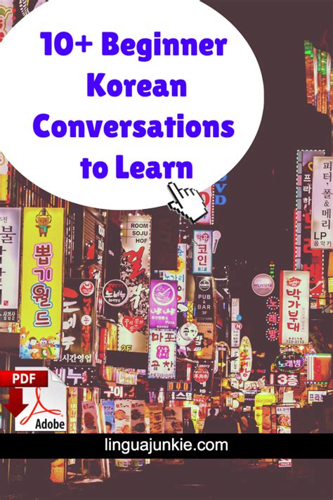 10 Korean Conversation Dialogs For Beginners