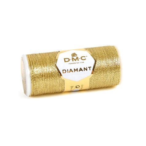 DMC Diamant Metallic Stickgarn D3821 hellgold kaufen ♥