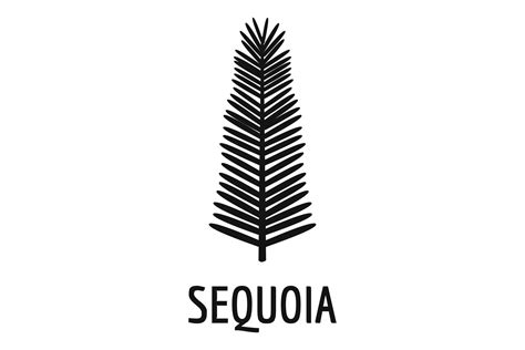 Sequoia Leaf Icon Simple Black Style Graphic By Anatolir56 · Creative Fabrica