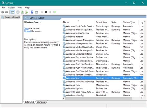 search protocol host process failed how to restart it