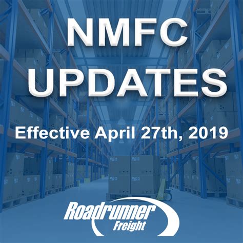 Nmfc Updates Effective 4272019