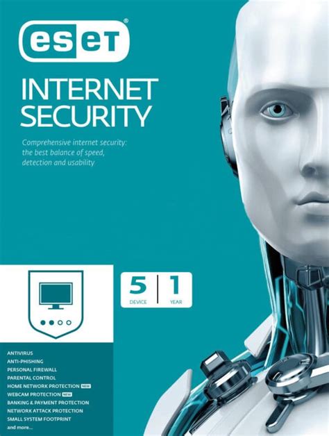 Eset Internet Security 5 Devices 1 Year Windows Mac Android Ios Email Delivery Buy License