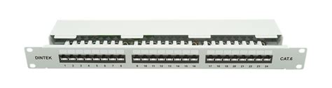 DINTEK Patch Panel CAT 6 Thanh phân phối cổng mạng Patch Panel CÔNG TY TNHH BELLCOM
