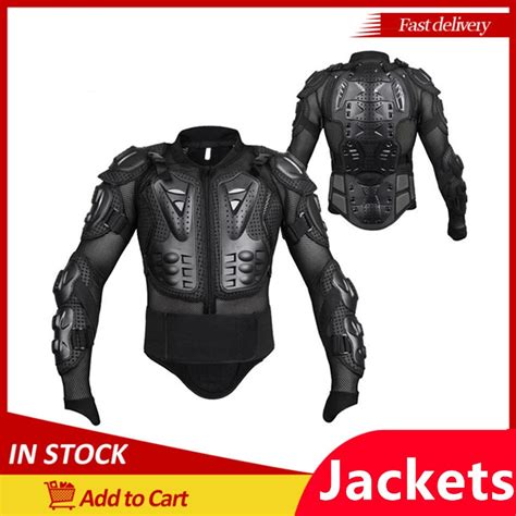 Motorcycle Armor Full Body Black Protection Armor Vicedeal