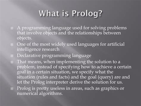 ppt prolog powerpoint presentation free download id 2387471